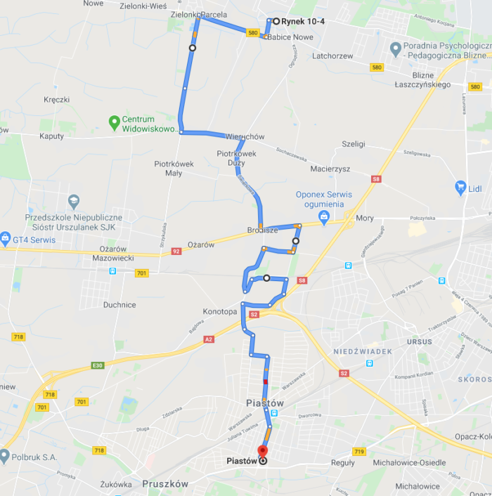 Nowa linia autobusowa : Serwis Gminy Ożarów Mazowiecki